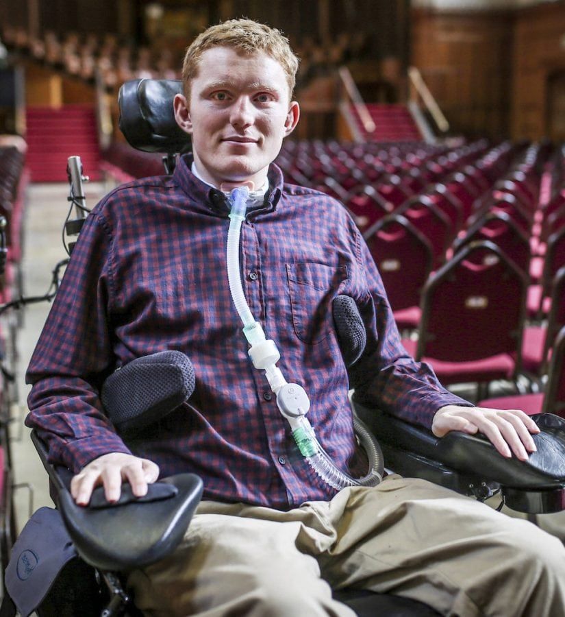 Student paralysed from the neck down just before Uni collects a first ...