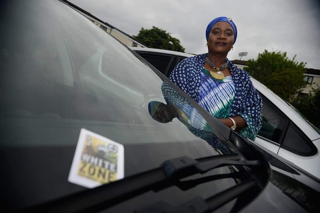 Woman left terrified after racist neo-nazi sticker on her car declares ...