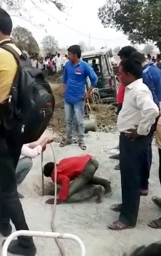 Five-year-old rescued from well after two days trapped inside