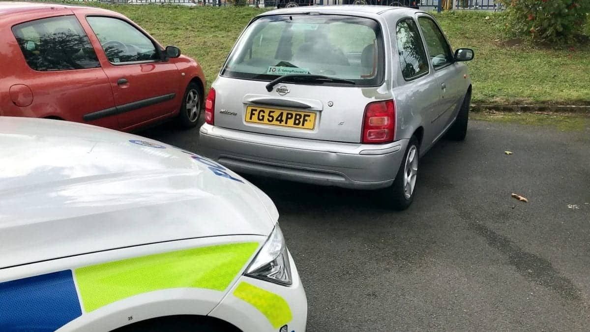 Police mock motorist's laughable attempts at fake registration plates