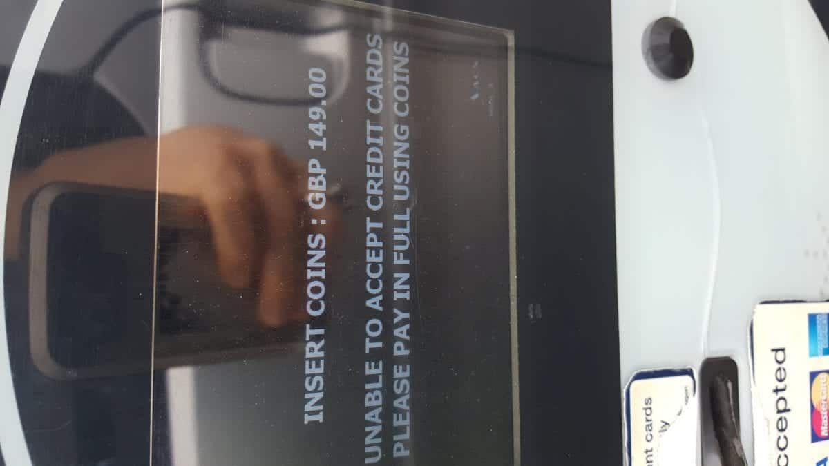 Parking meters charges driver £149 in COINS for five minute drop off at ...