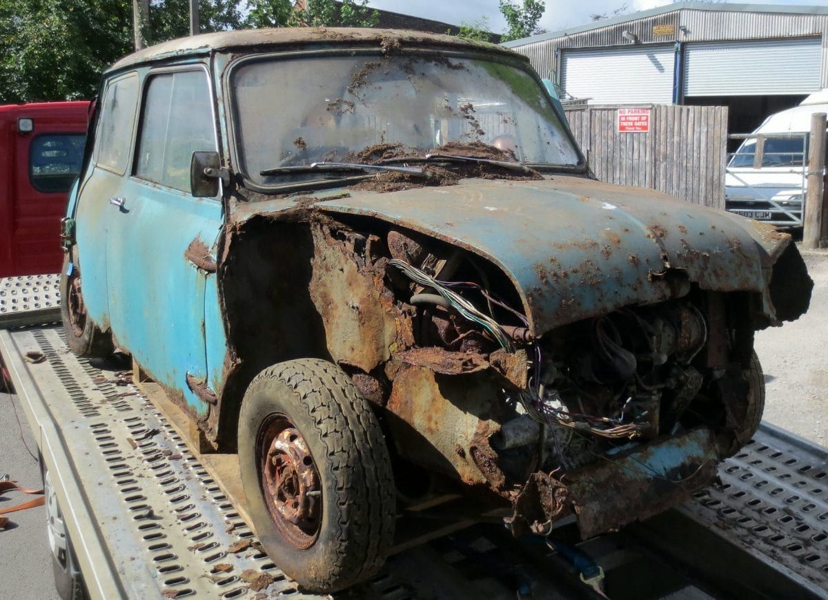 Mini cooper scrap yard store