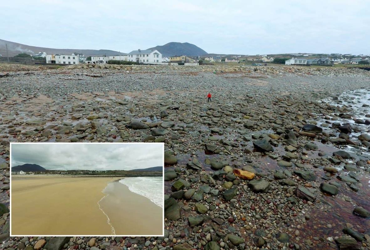 Beach that returned after being lost at sea for 33 years has been ...