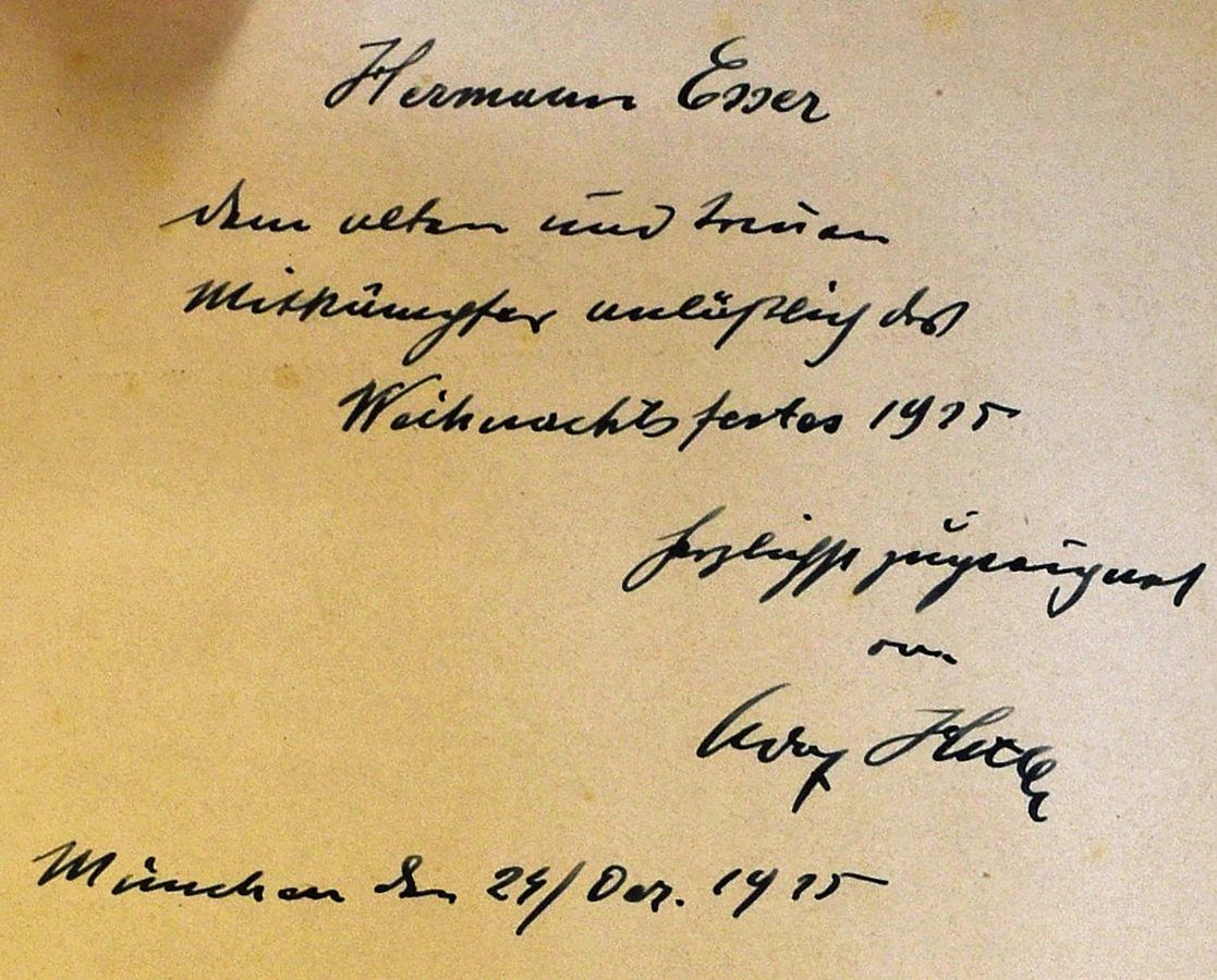 Rarest ever signed copy of Adolf Hitler's autobiography Mein Kampf is ...