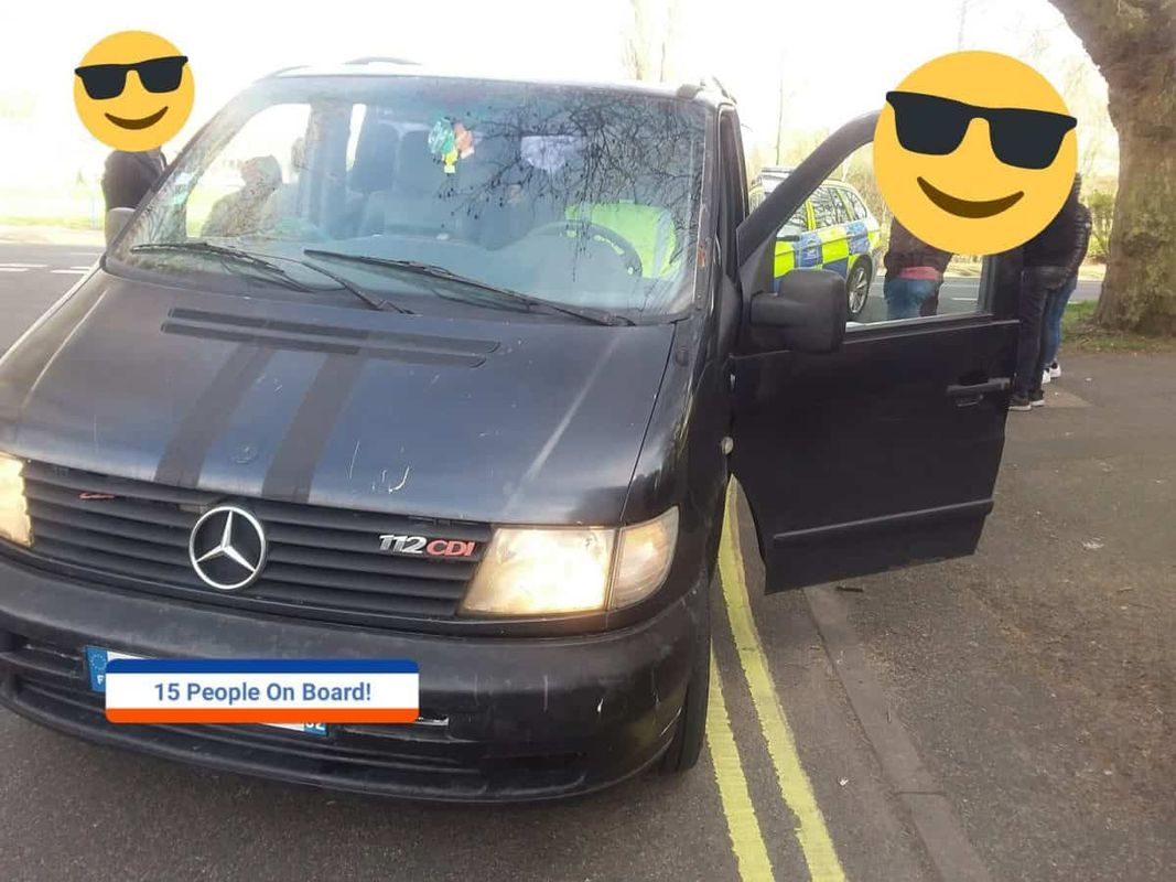 Police found shocking discovery after car found with 15 people wedged ...