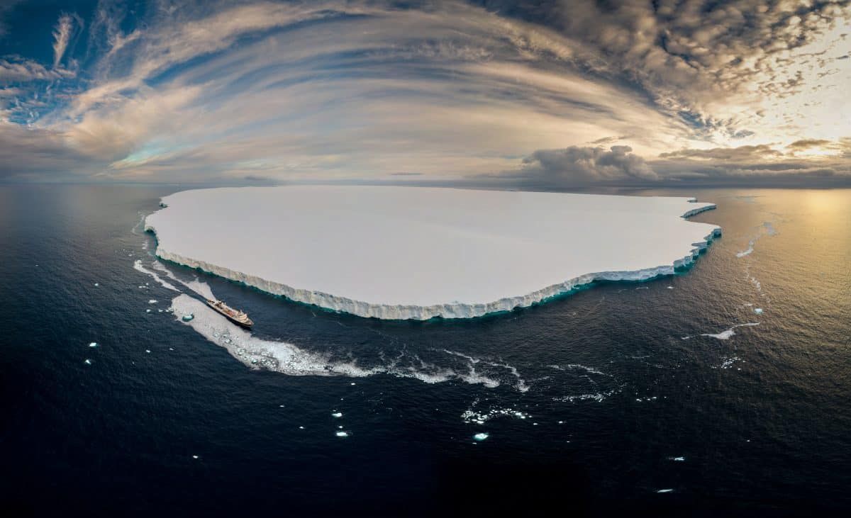 Stunning photos show breathtaking scale of iceberg size of BRISTOL ...