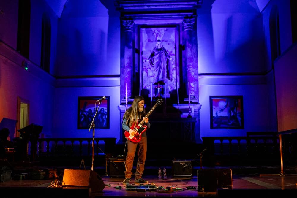 GALLERY: Dylan Carlson brings heavy riffs to hallowed ground