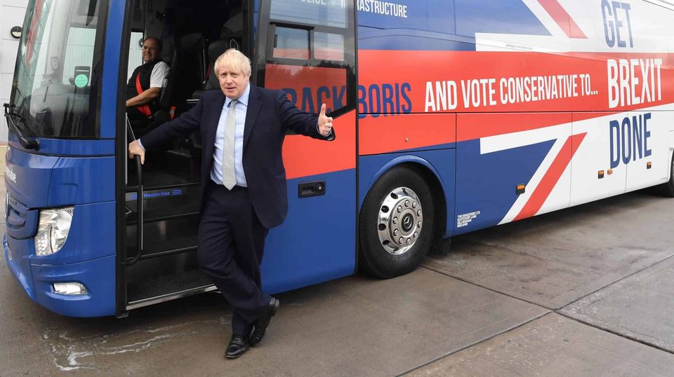 PM unveils latest Brexit battlebus, promising a "stronger economy to ...