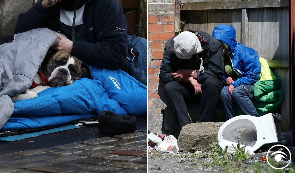Surge in number of people sleeping rough in England ‘a national shame’