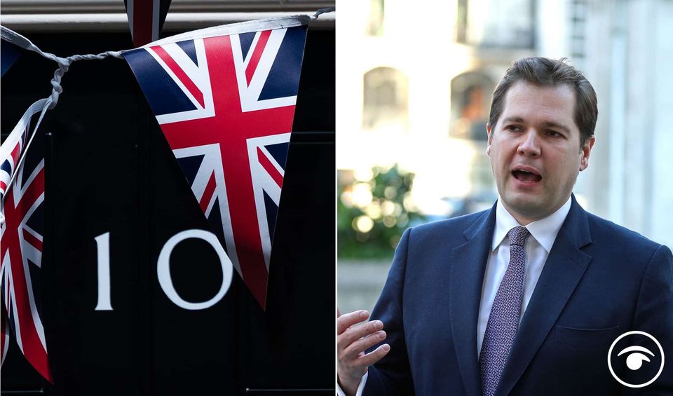 Size matters? News presenter mocks Robert Jenrick's ‘bit small’ flag