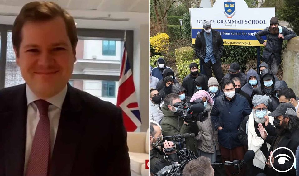 Jenrick calls protests ‘disturbing’ as teacher in hiding over Prophet ...