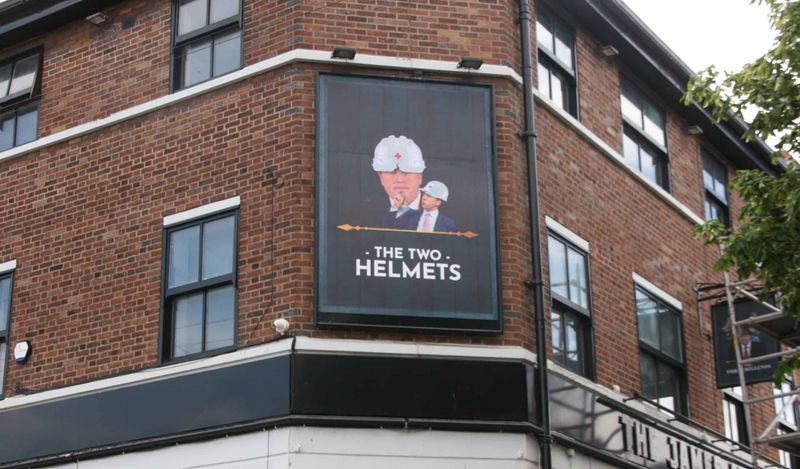 'Three Bellends' pub renamed 'Two Helmets' in fresh pop at government
