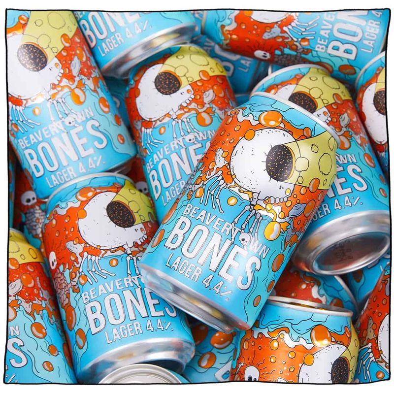 Beavertown Bones Lager: ‘Dead refreshing. Dead Crisp. Dead Good’