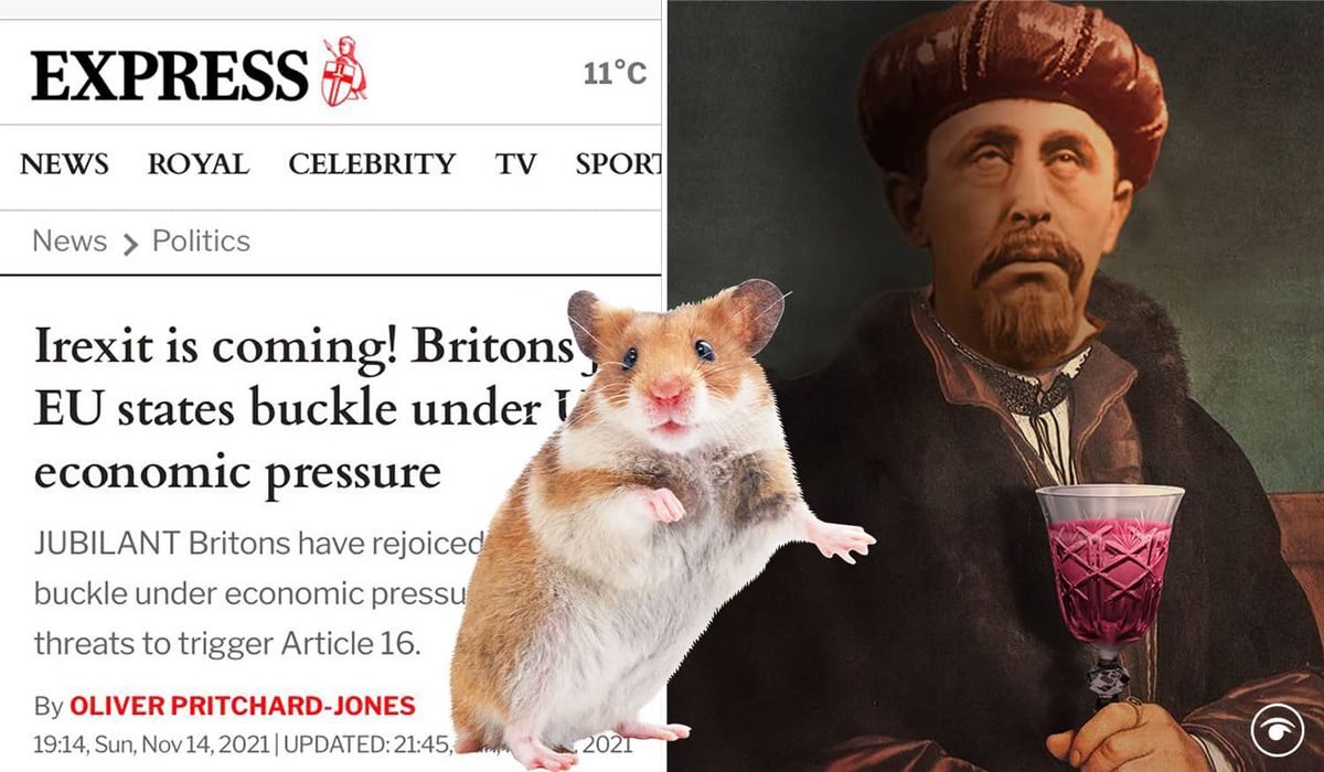 Express quotes 'Ruffles The Guinea Pig' in article prophesying Irexit