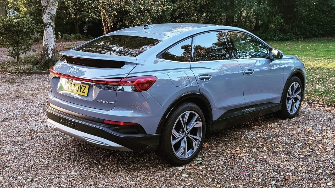 TLE drives The Audi Q4 sportback e tron