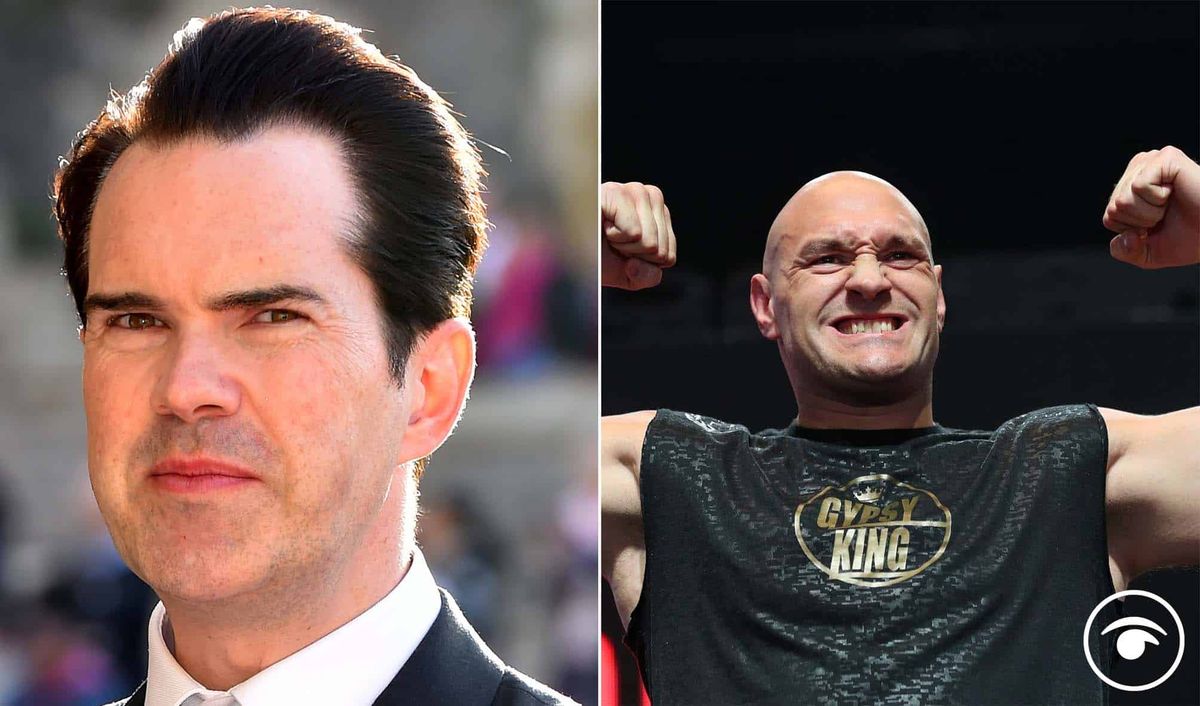 Tyson Fury vows to 'chin' Jimmy Carr as comedian agrees to leave ...