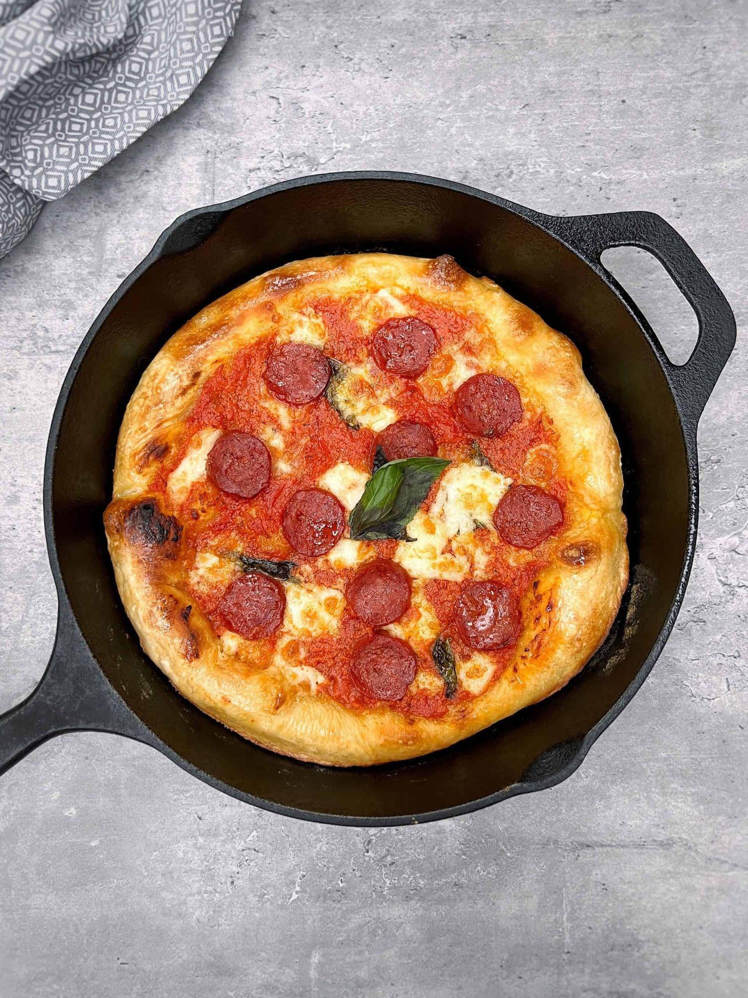 Frying Pan Pizza Recipe