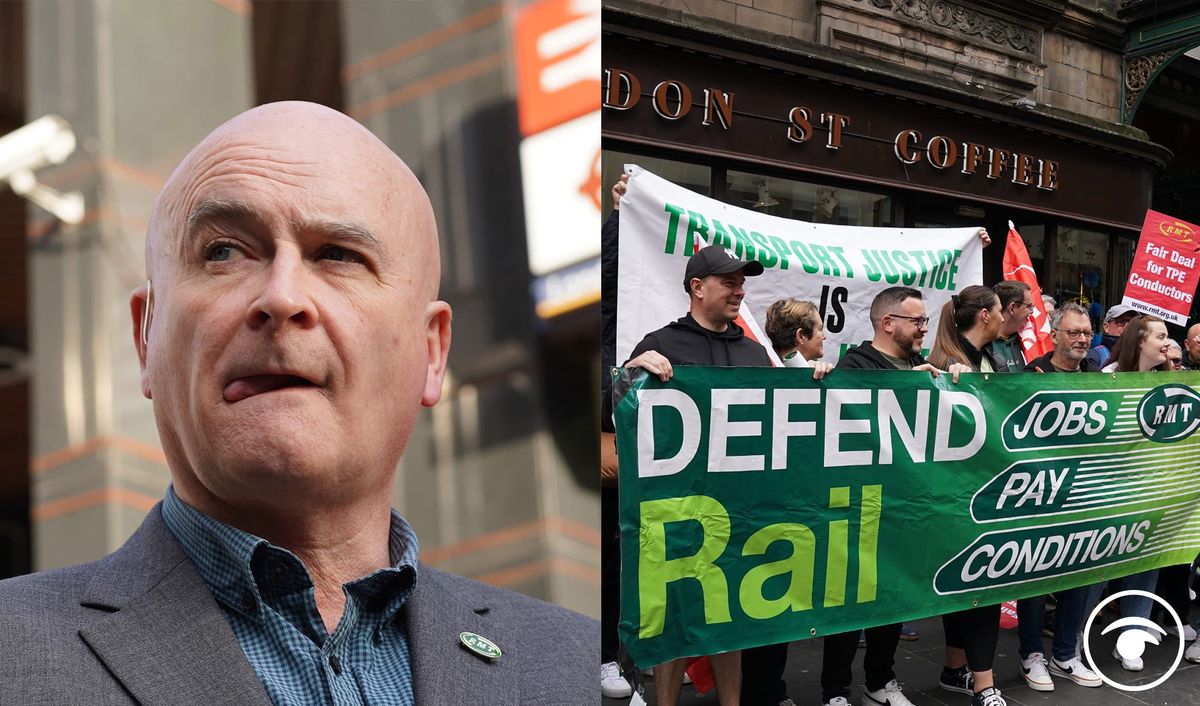 During rail strike the RMT's Twitter has been off the charts