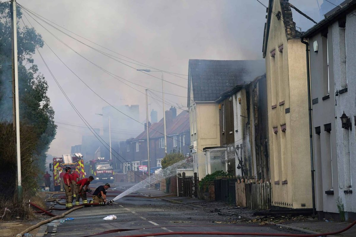 Flashback to Johnson saying 'get stuffed' when asked about fire service ...