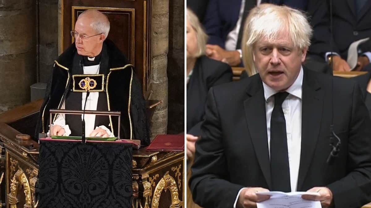 Did Justin Welby use Queen sermon to dig at Boris Johnson?