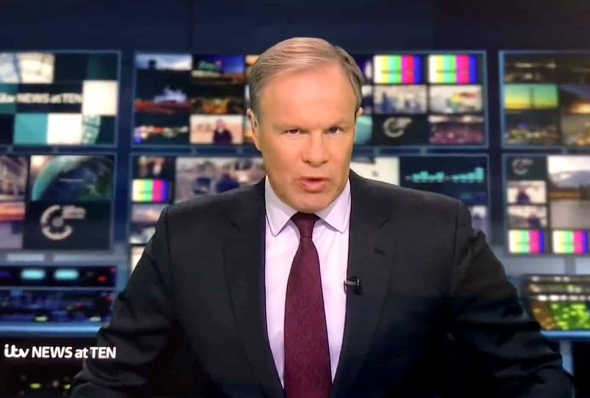 Memorable opening to ITV News bulletin goes viral