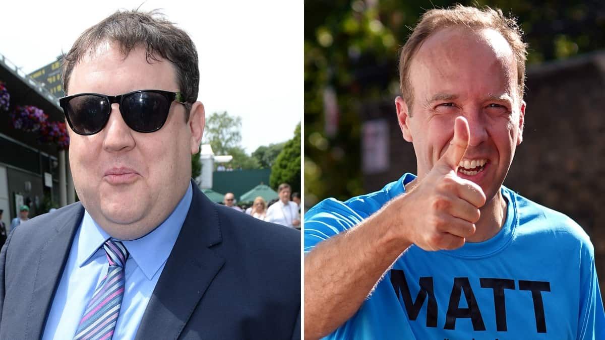 Peter Kay calls Matt Hancock 'a proper b***-end'