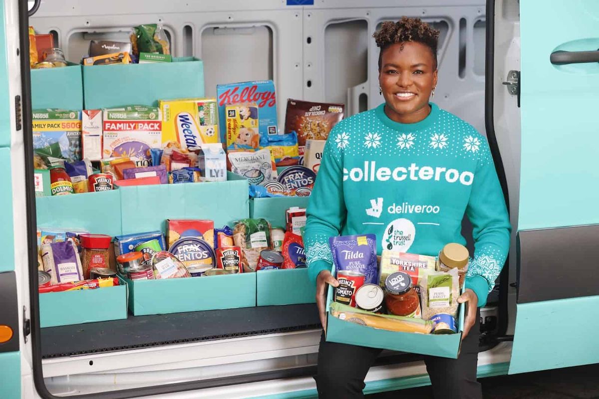 Food bank collection service launched by Deliveroo