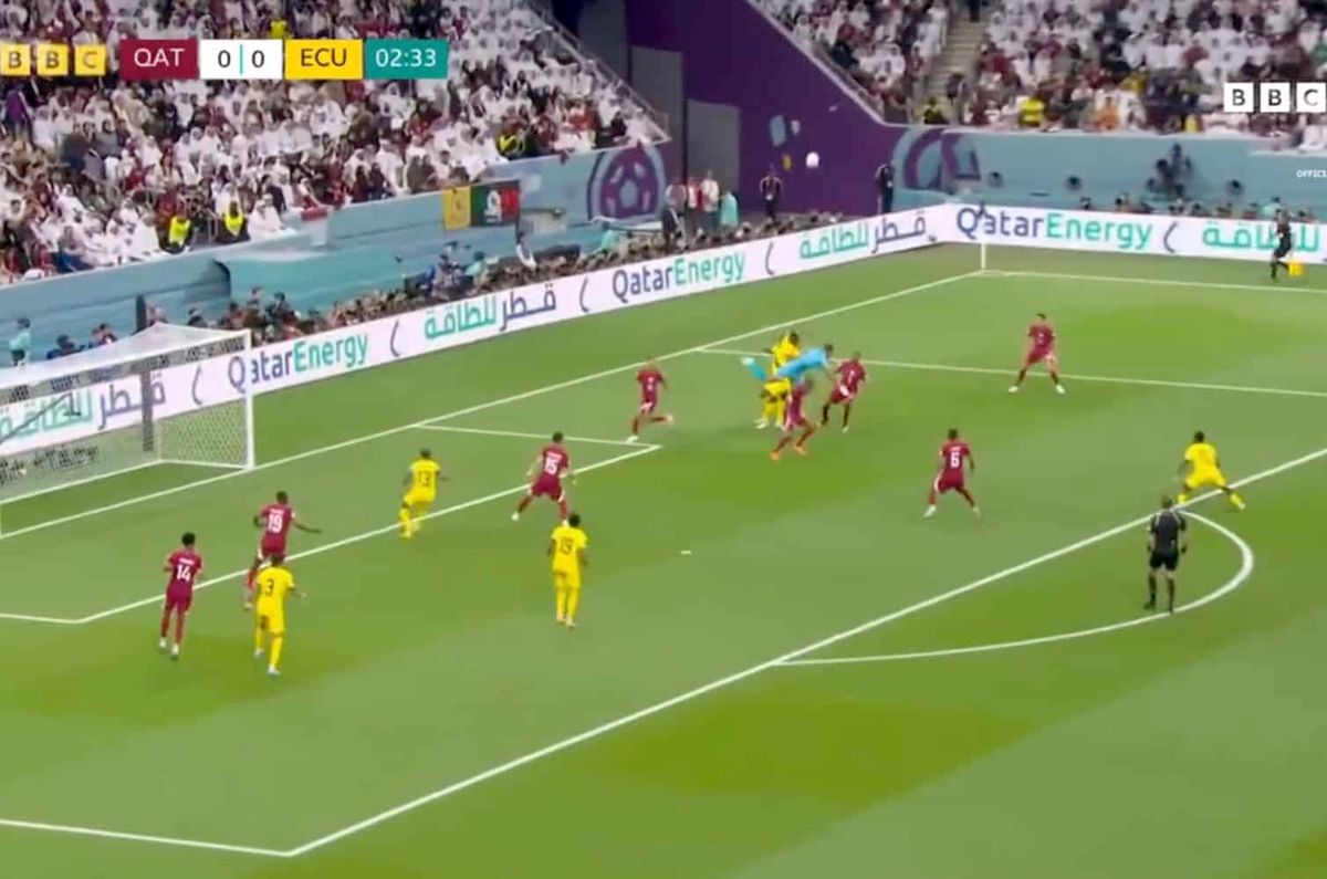 VAR rules out Ecuador's opening goal for offside