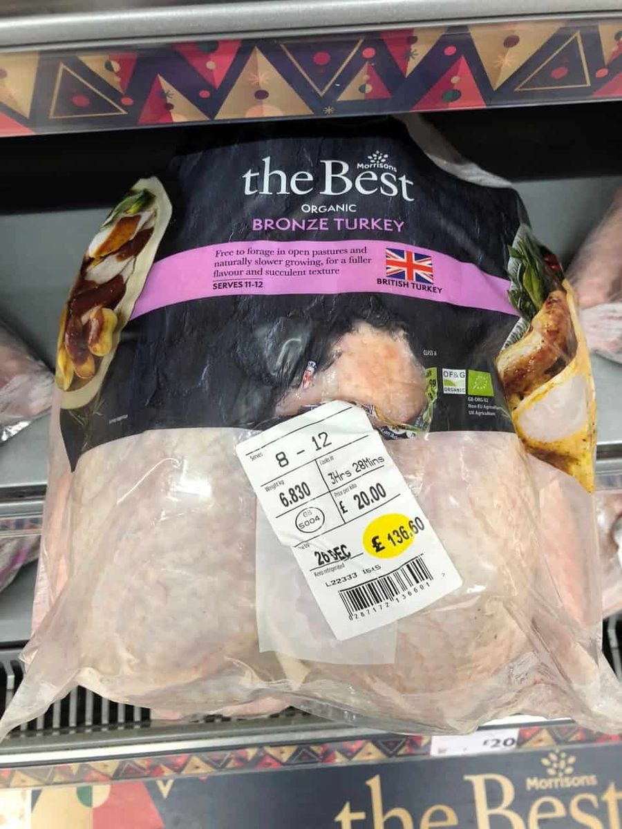 Turkey for sale in Morrisons more expensive than a flight to Turkey