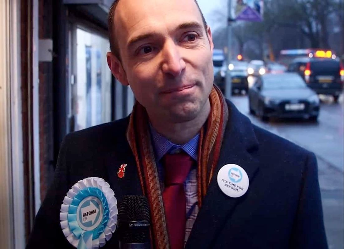 Reform UK candidate struggles to explain party's policy platform