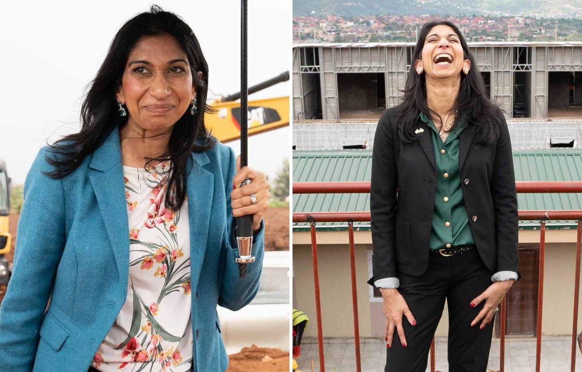 Braverman howling with laughter in Rwanda provokes outrage