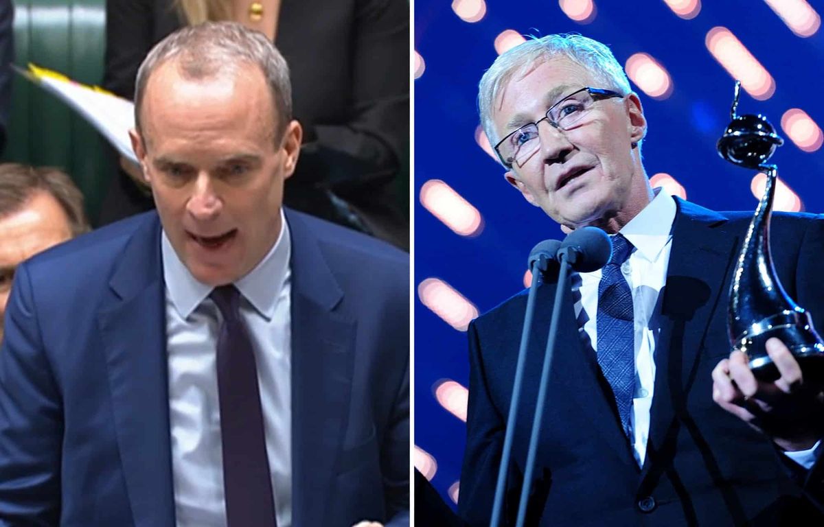 Dominic Raab pays tribute to 'incredible comic' Paul Grayson