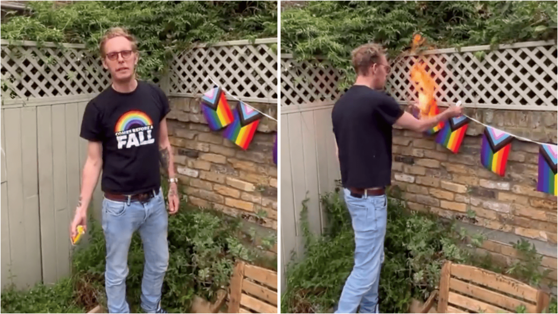 This is how Laurence Fox spent Father's Day