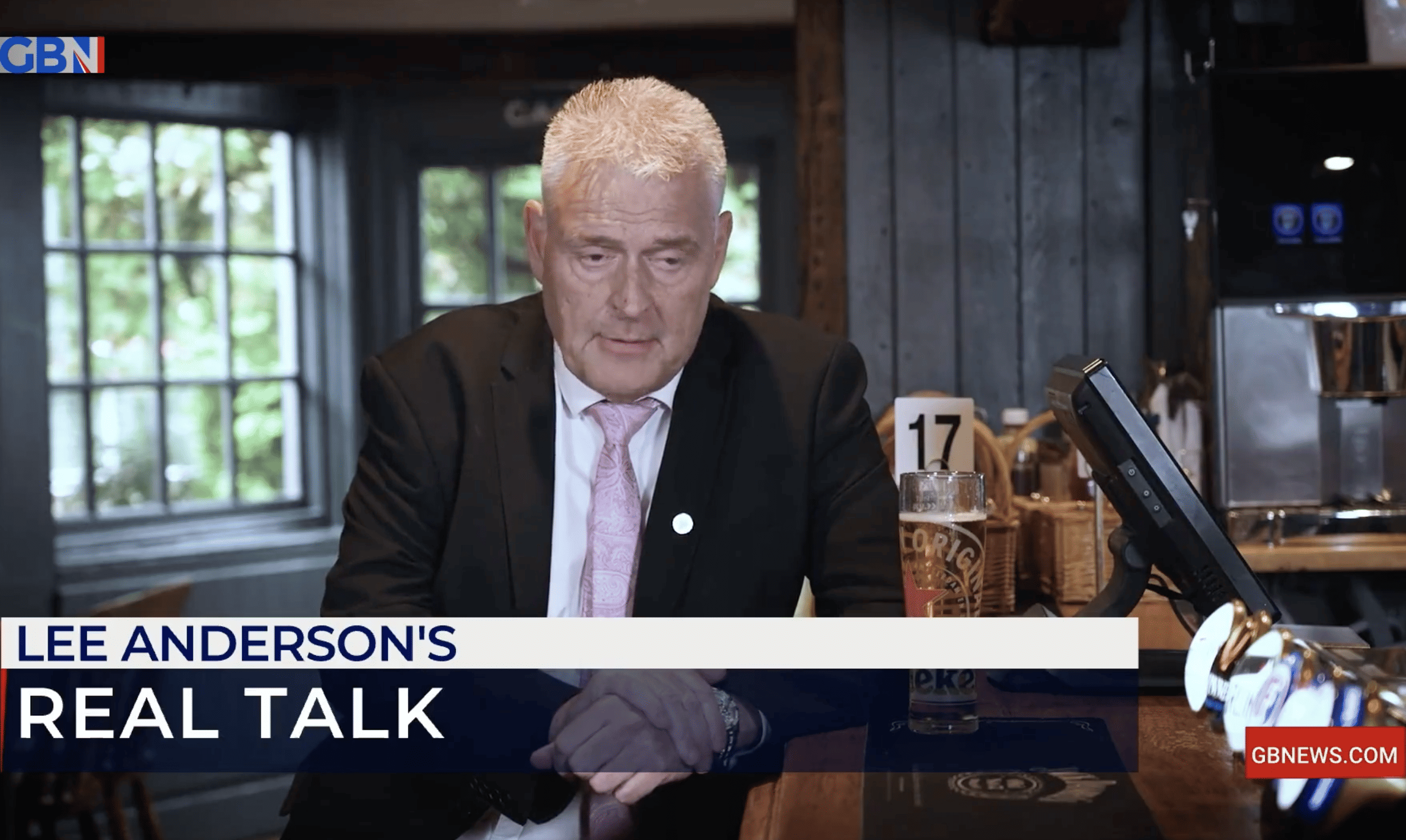 Lee Anderson reveals moment he found out his son was a veggie