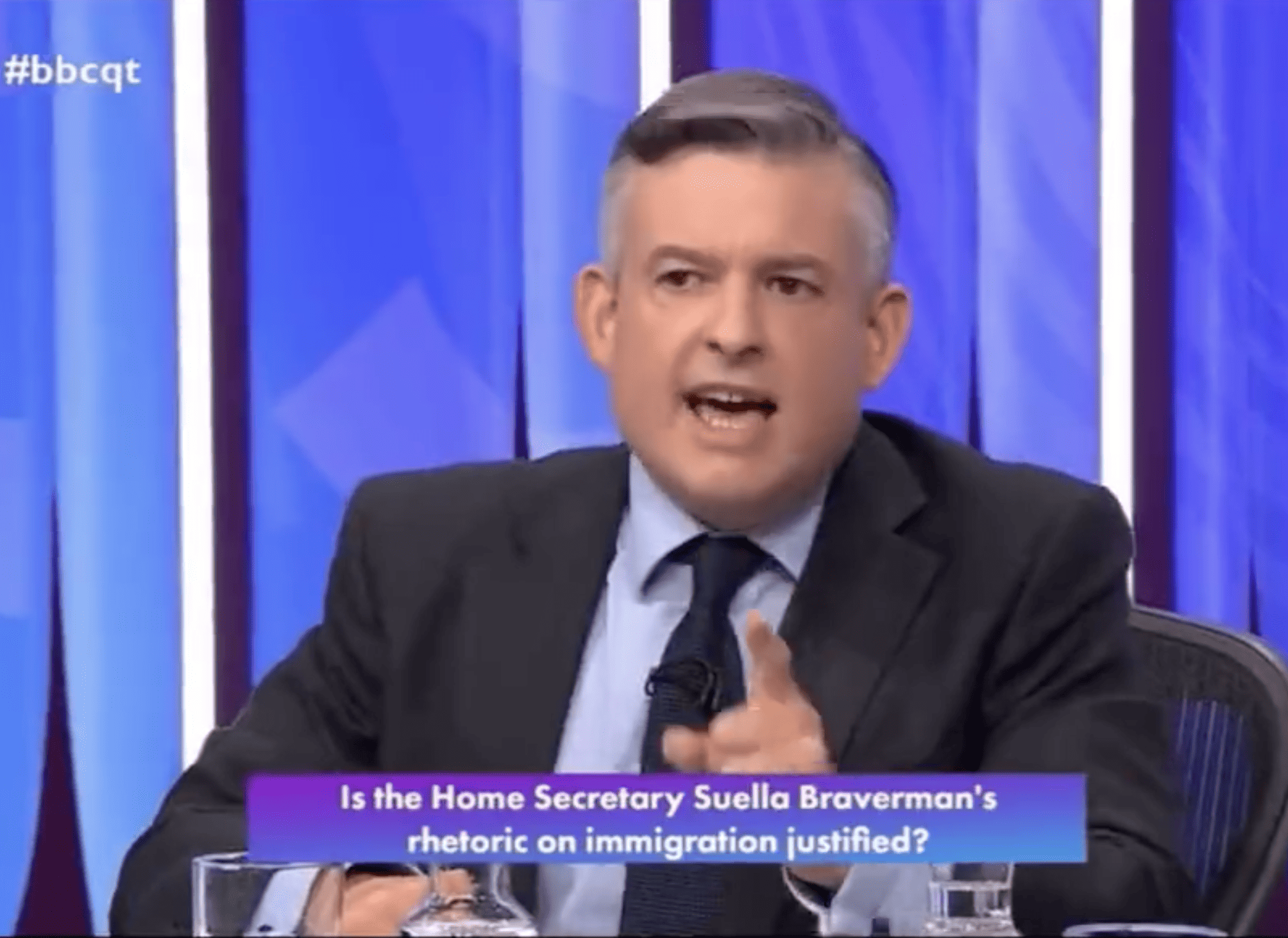 Jonathan Ashworth sends pointed message to Suella Braverman