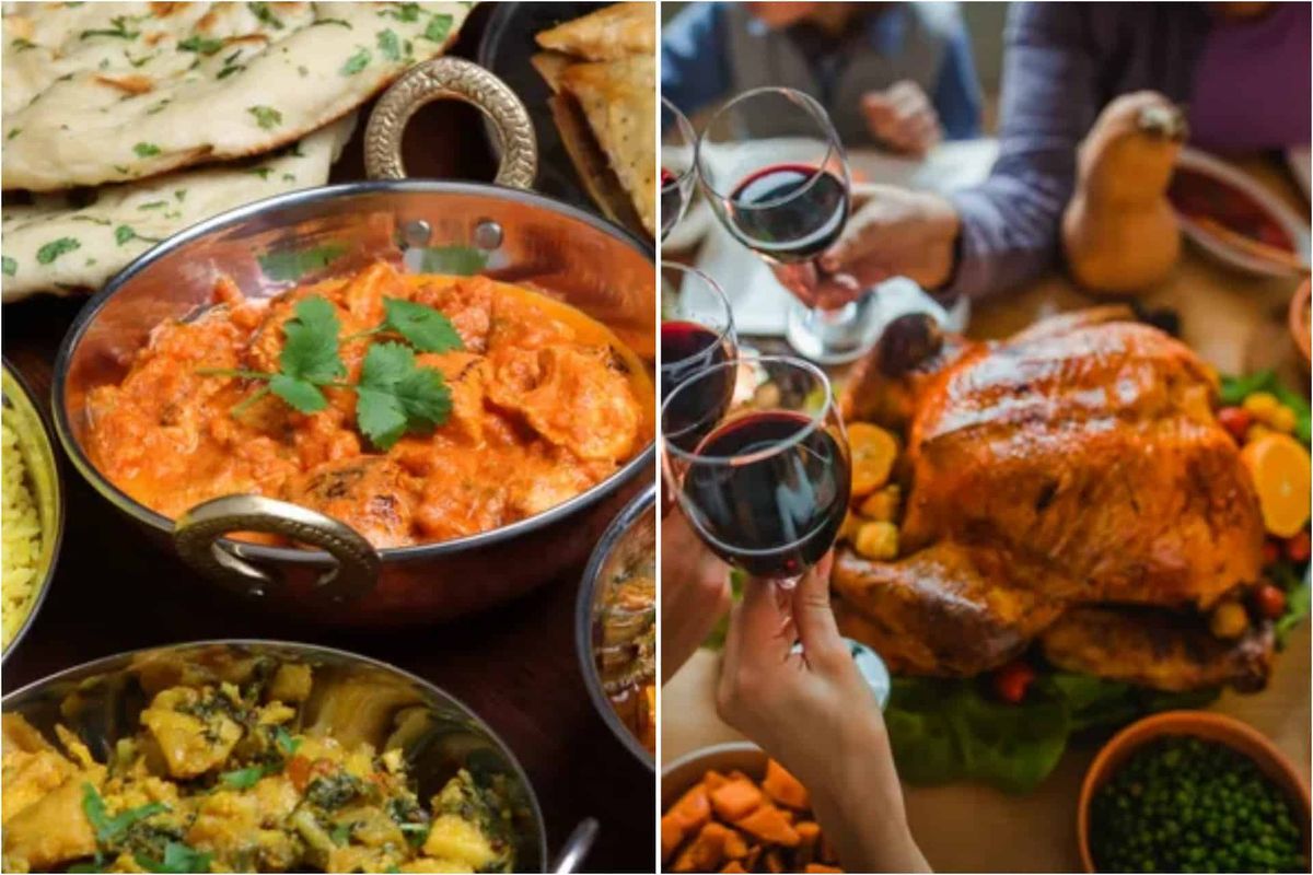One in six Brits would rather have a curry at Christmas