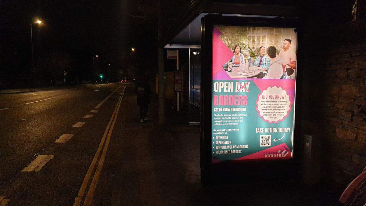 Student activists disrupt open day ad campaigns to demand end to ...