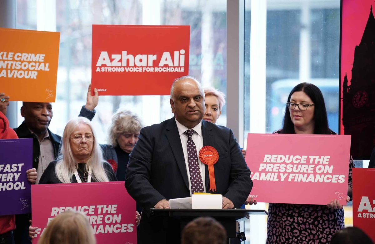Labour withdraws support for Rochdale candidate, Azhar Ali