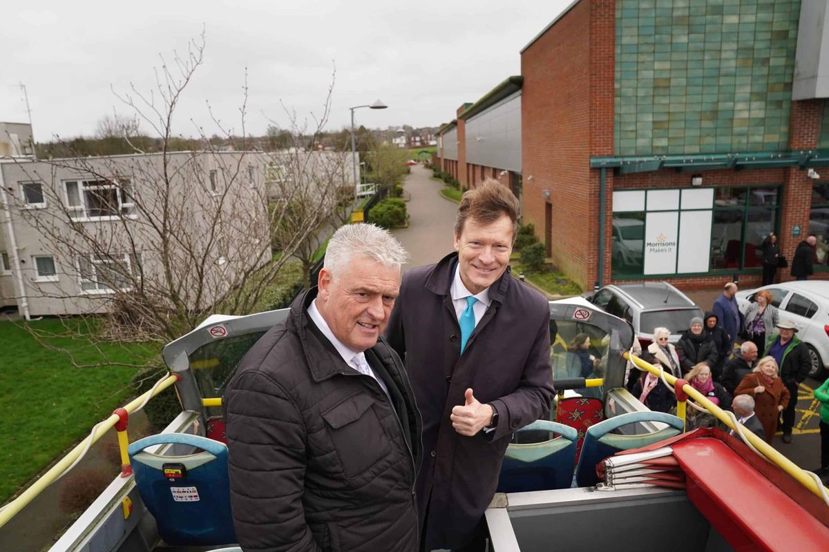 Lee Anderson open-top tour of constituency with new bestie Tice