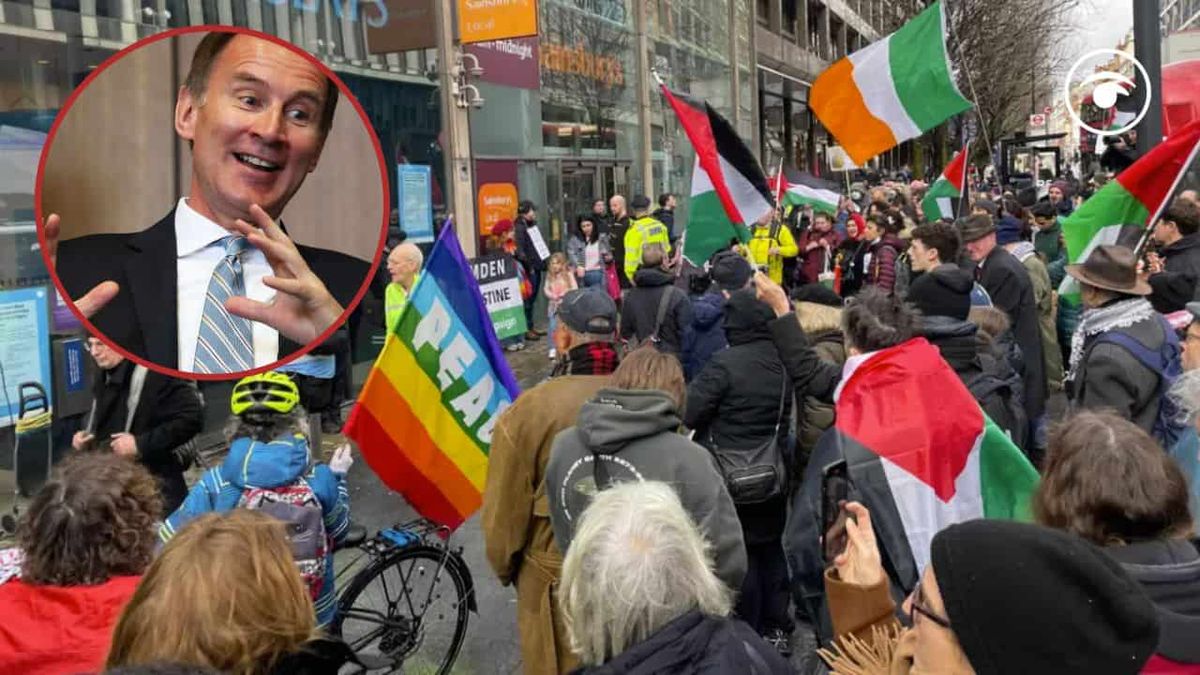 Line being crossed with intimidatory pro-Palestine protests says Jeremy ...