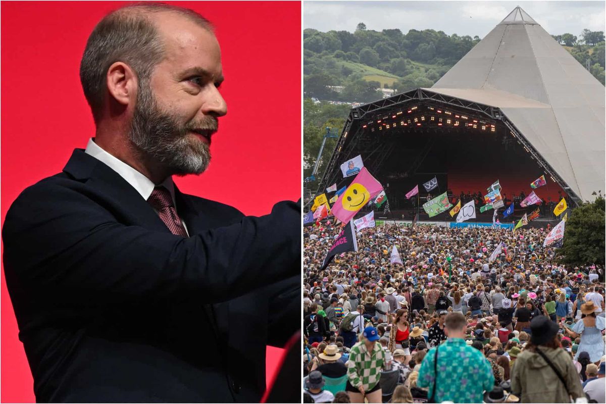 Jonathan Reynolds schmoozed by YouTube at Glastonbury
