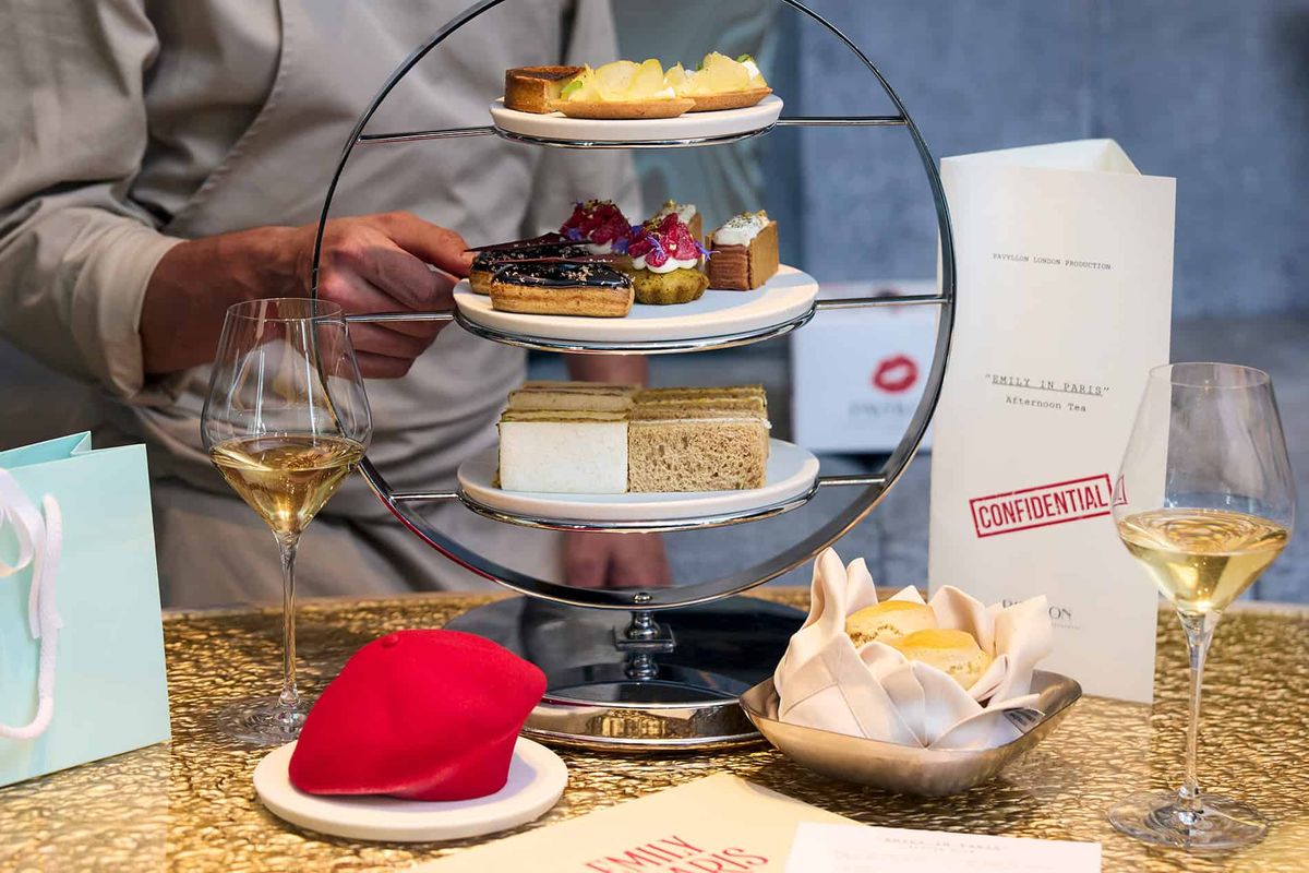 The Emily in Paris Afternoon Tea at Pavyllon