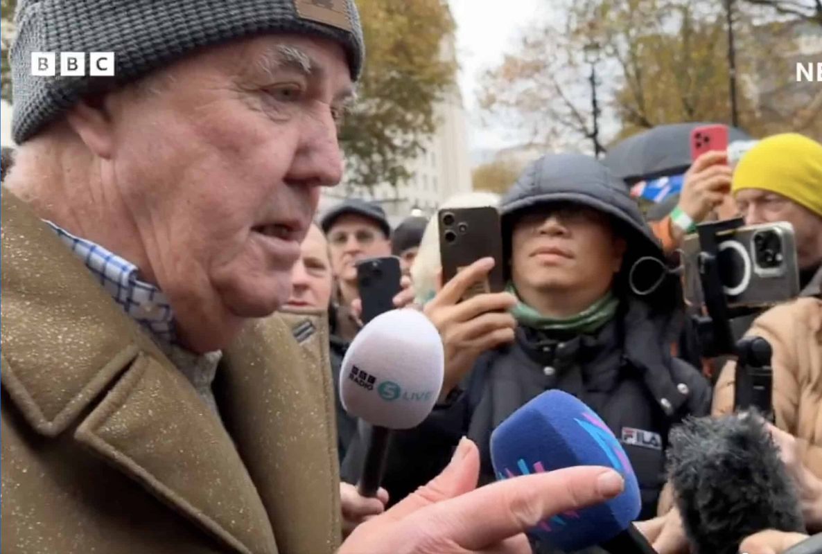 Clarkson fumes as he's reminded of why he bought his farm