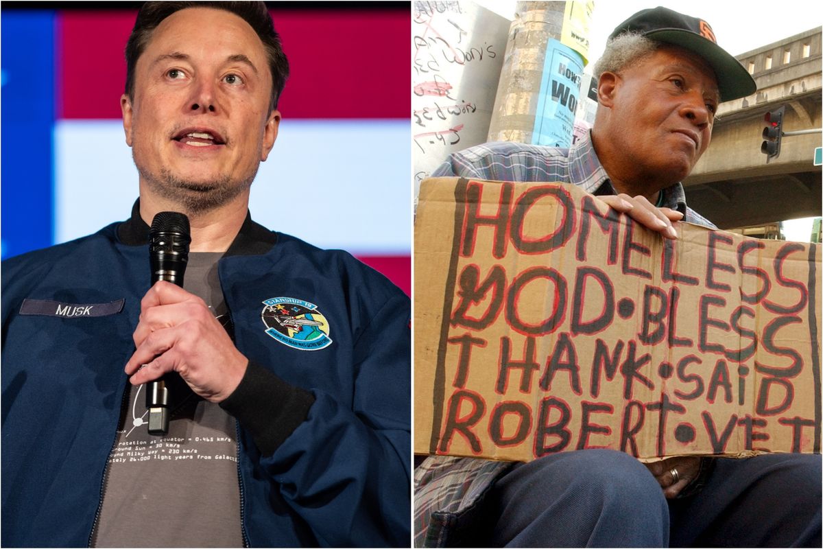 Elon Musk: 'Homelessness is a lie'