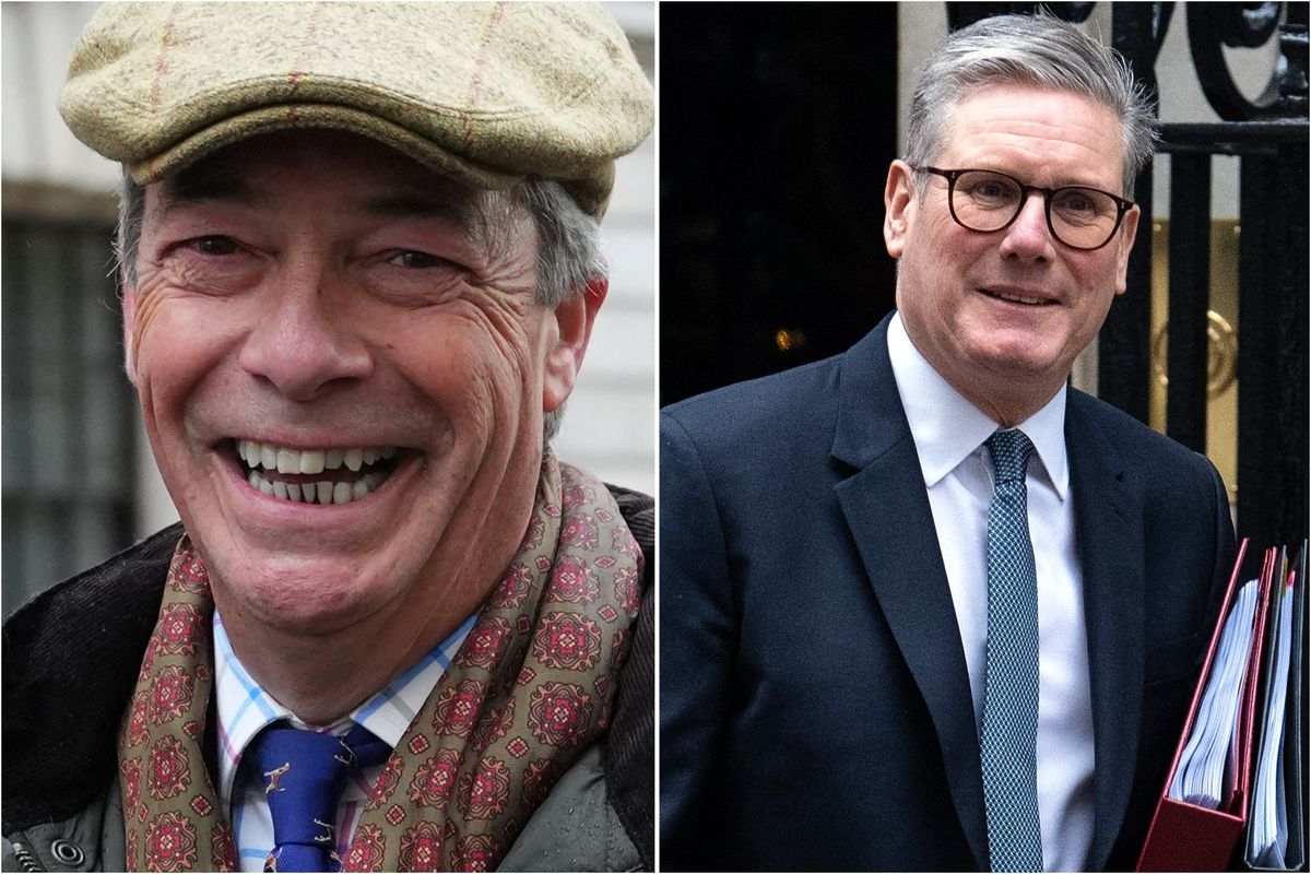 Poll shows Reform UK ahead of Labour for first time ever