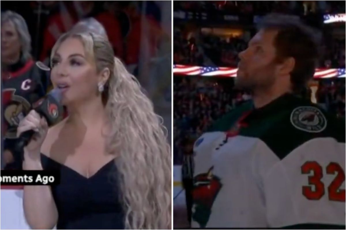 Canadians boo US national anthem following Trump tariffs