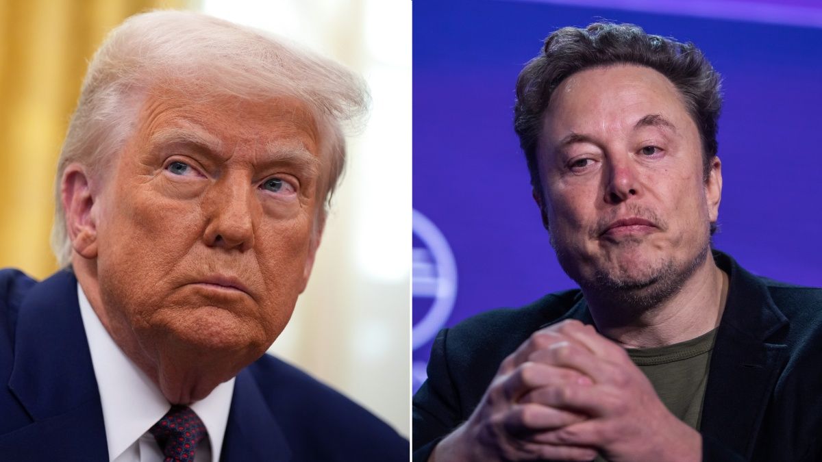 Government TVs hacked to show video of Donald Trump kissing Elon Musk’s ...