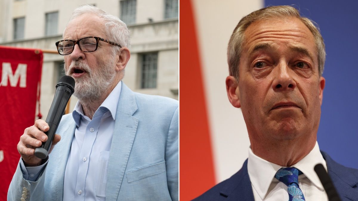 Jeremy Corbyn slams Keir Starmer for 'appeasing' Farage over migrant policy