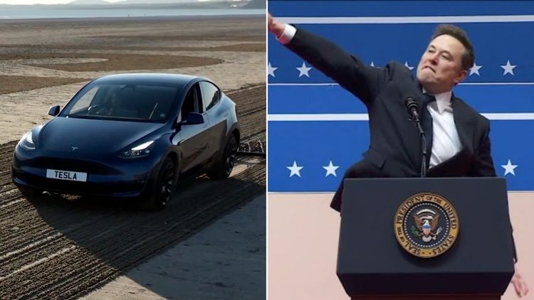 Giant anti-Musk protest 'can be seen from space' Giant anti-Musk protest 'can be seen from space'