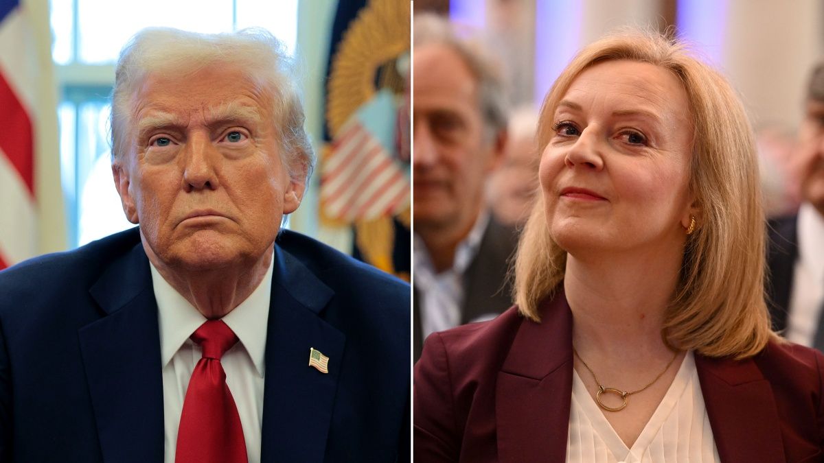 Robert Peston makes Truss warning as Trump tariffs take effect